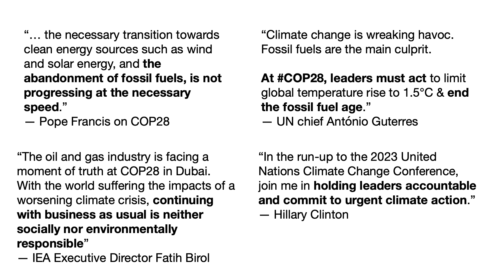 COMMENTARY: COP28 Should Be The Last COP - Alex Epstein - Energy News, Top Headlines ...