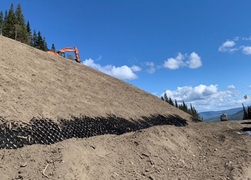 Combat Soft Shale Slope Erosion with the GEOWEB® Slope Protection ...