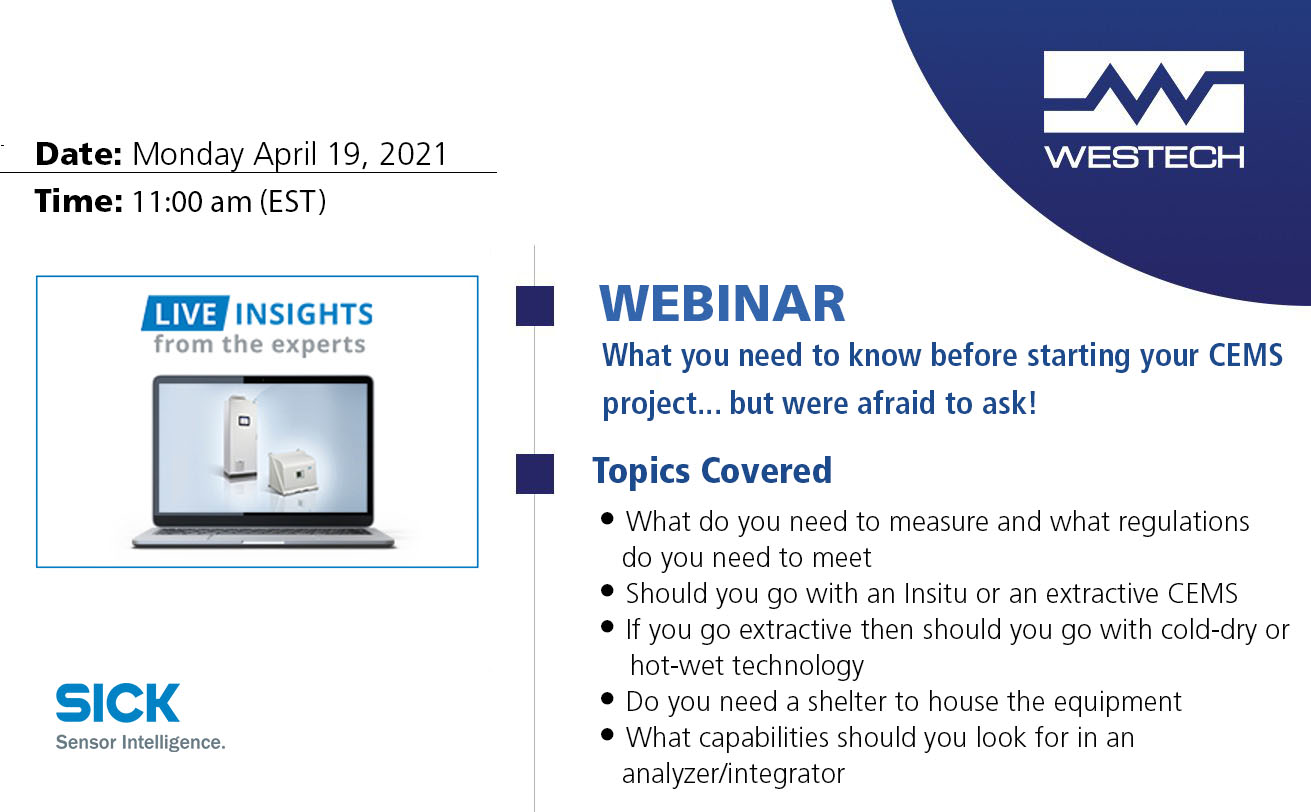 FREE WEBINAR: What you need to know before starting your CEMS project… but were afraid to ask ...