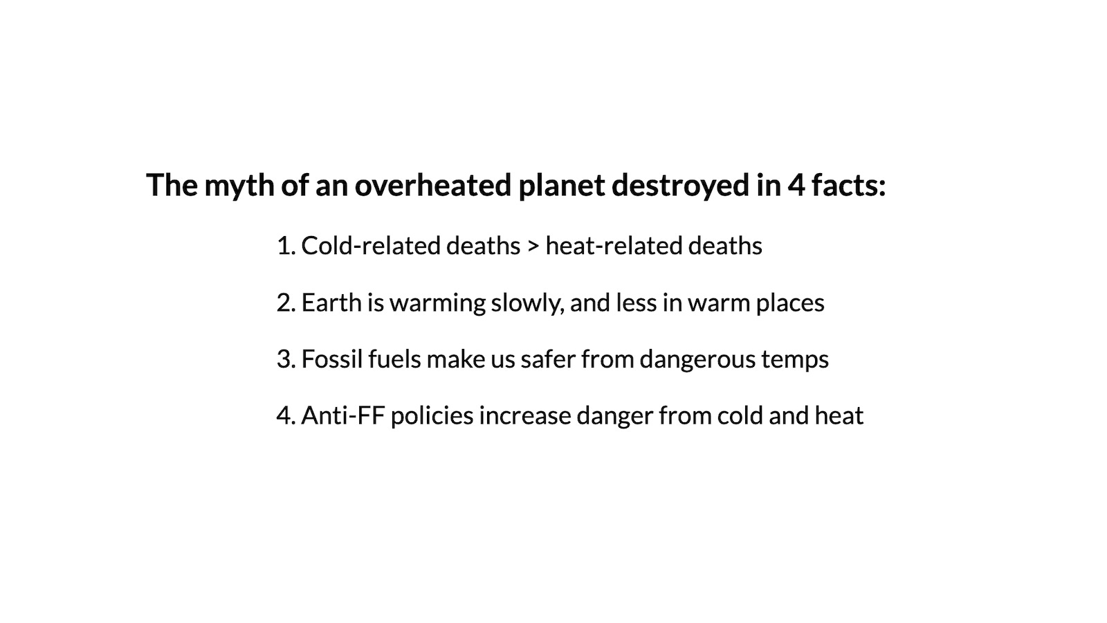 The Myth of an Overheated Planet - Alex Epstein - Energy News, Top ...