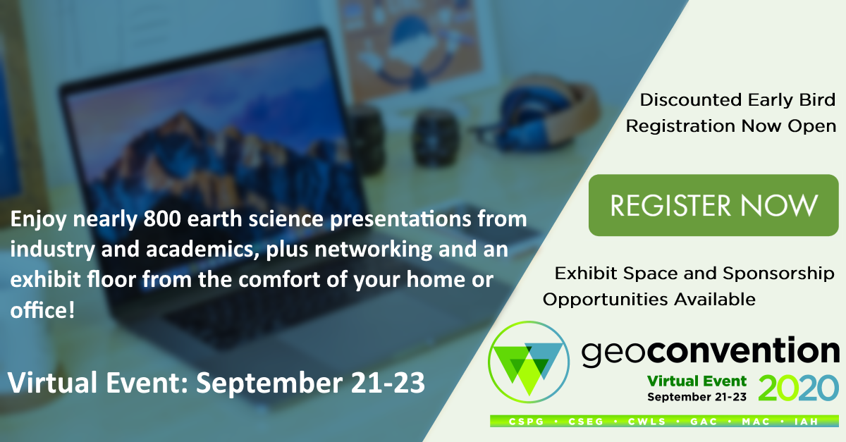 September 21-23: GeoConvention will be hosting the 2020 program completely virtual! - Energy ...