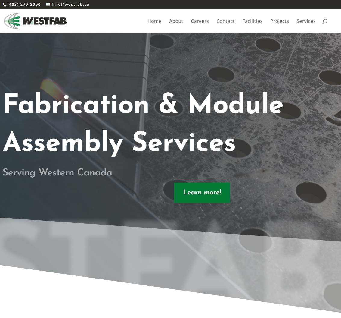 NEW WEBSITE LAUNCHED: WestFab – Experienced Built, World-class Quality ...