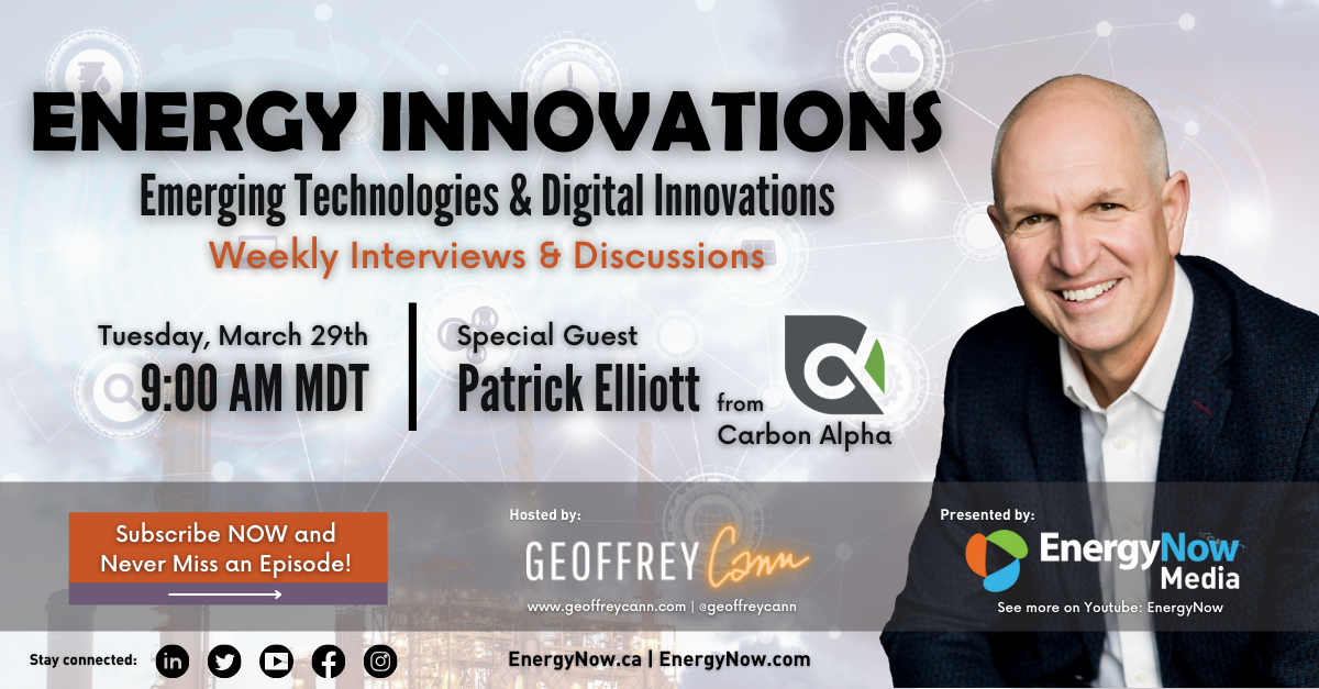 WATCH: THE ENERGY INNOVATIONS SHOW - With this week's Patrick Elliott ...